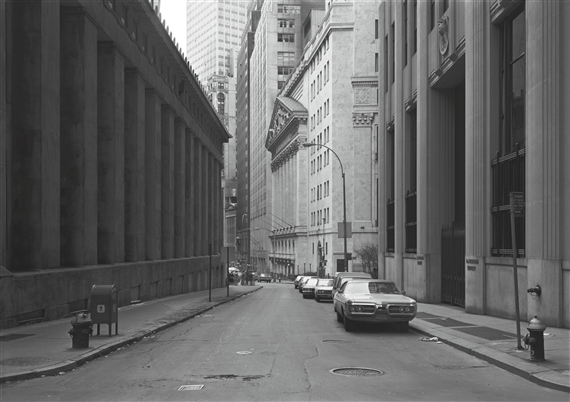Thomas Struth | NASSAU STREET, AT WALL STREET, NEW YORK CITY (1978 ...