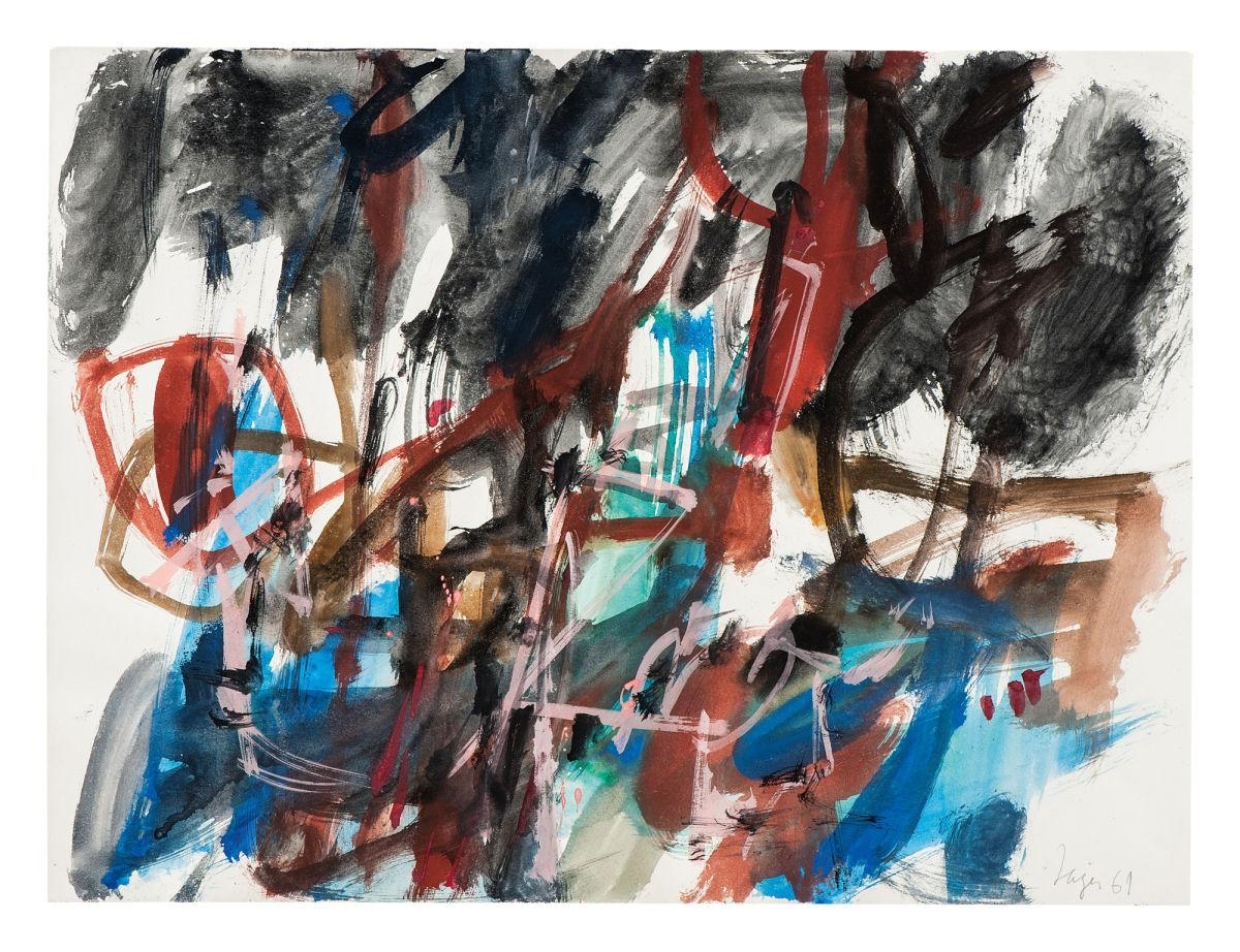 Bert Jäger | Composition (1961) | MutualArt