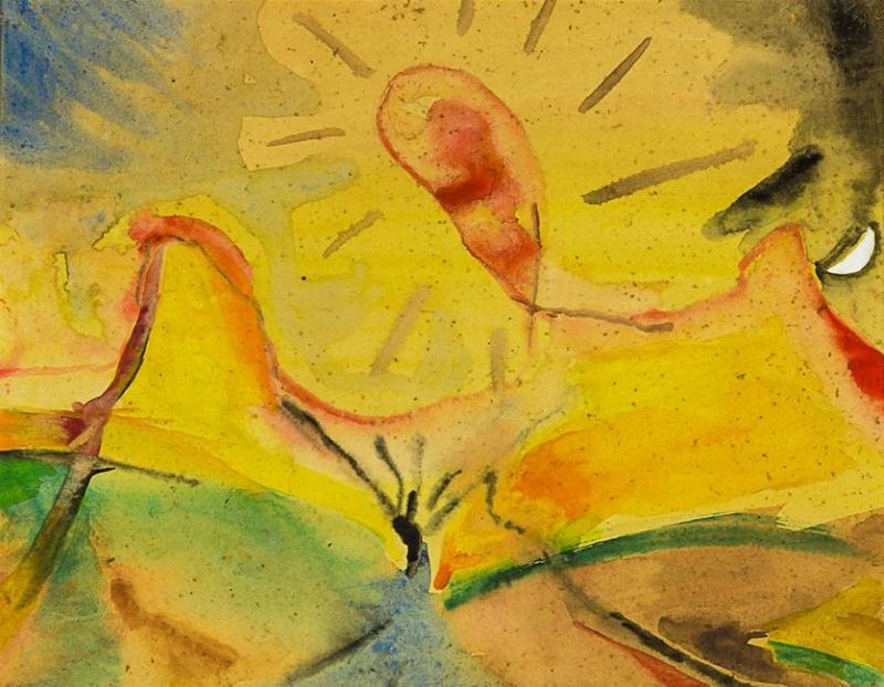 Garrity Tim | Sun and Mountains | MutualArt