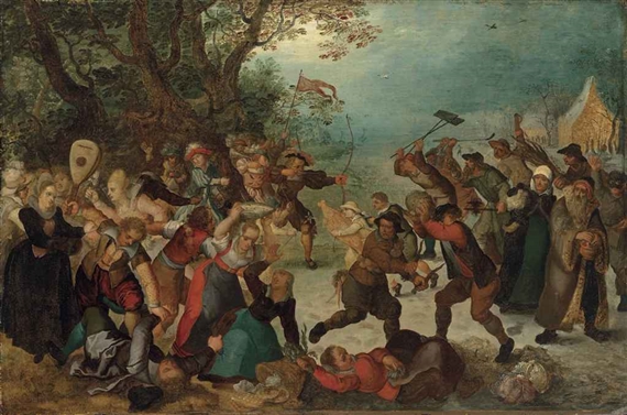 David Vinckboons | The Battle between Winter and Summer | MutualArt