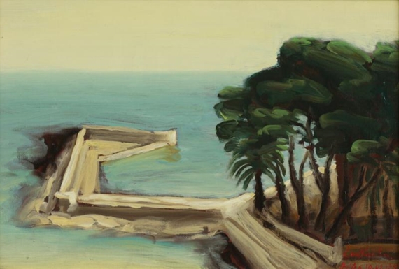 Nicolae Constantin | Sea wall (1992) | MutualArt