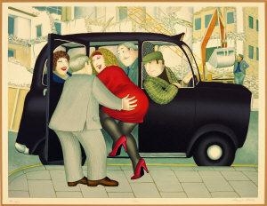 Beryl Cook | Taxi | MutualArt