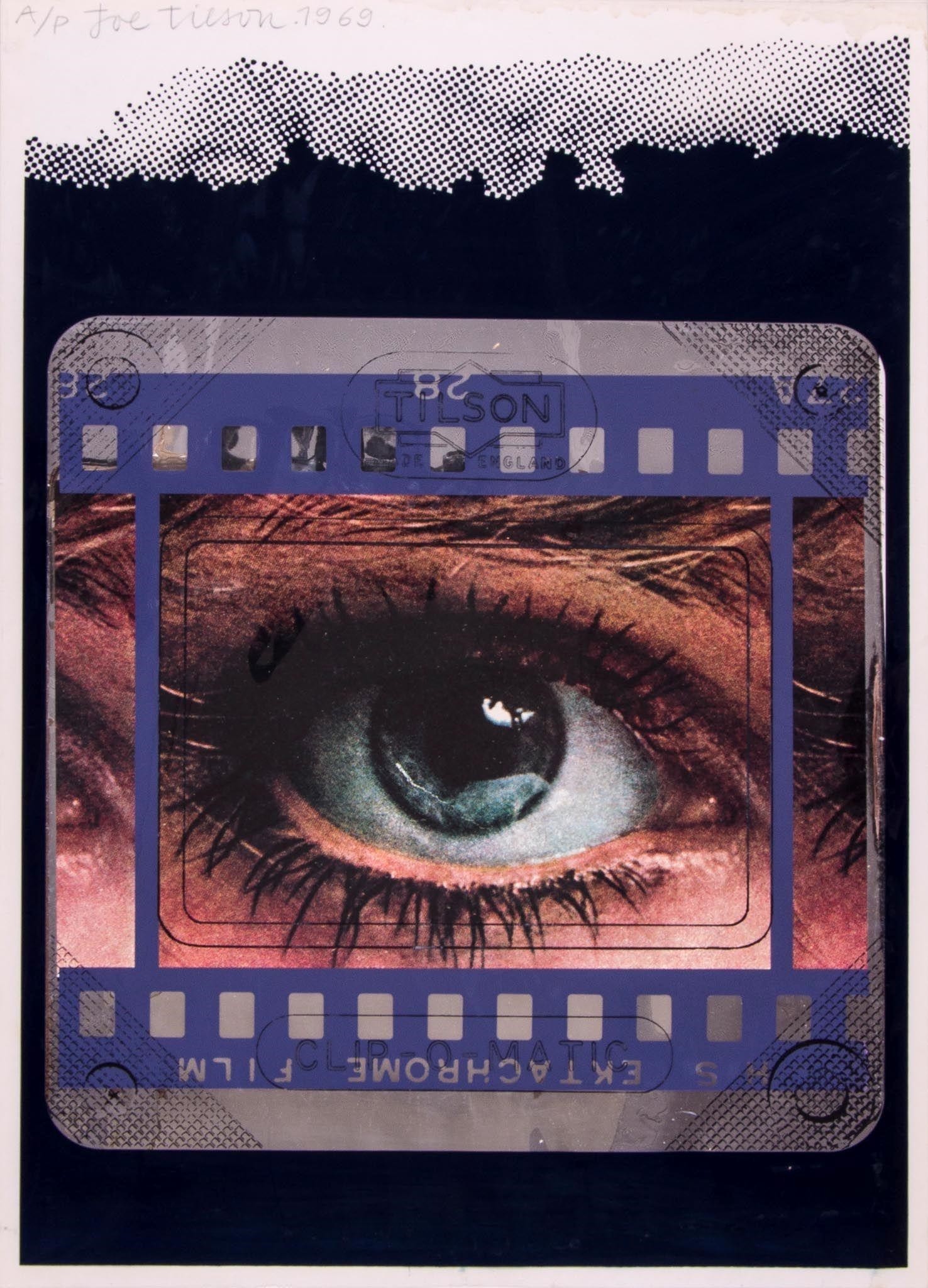 Joe Tilson | Transparency Clip-o-Matic Eye (1969) | MutualArt