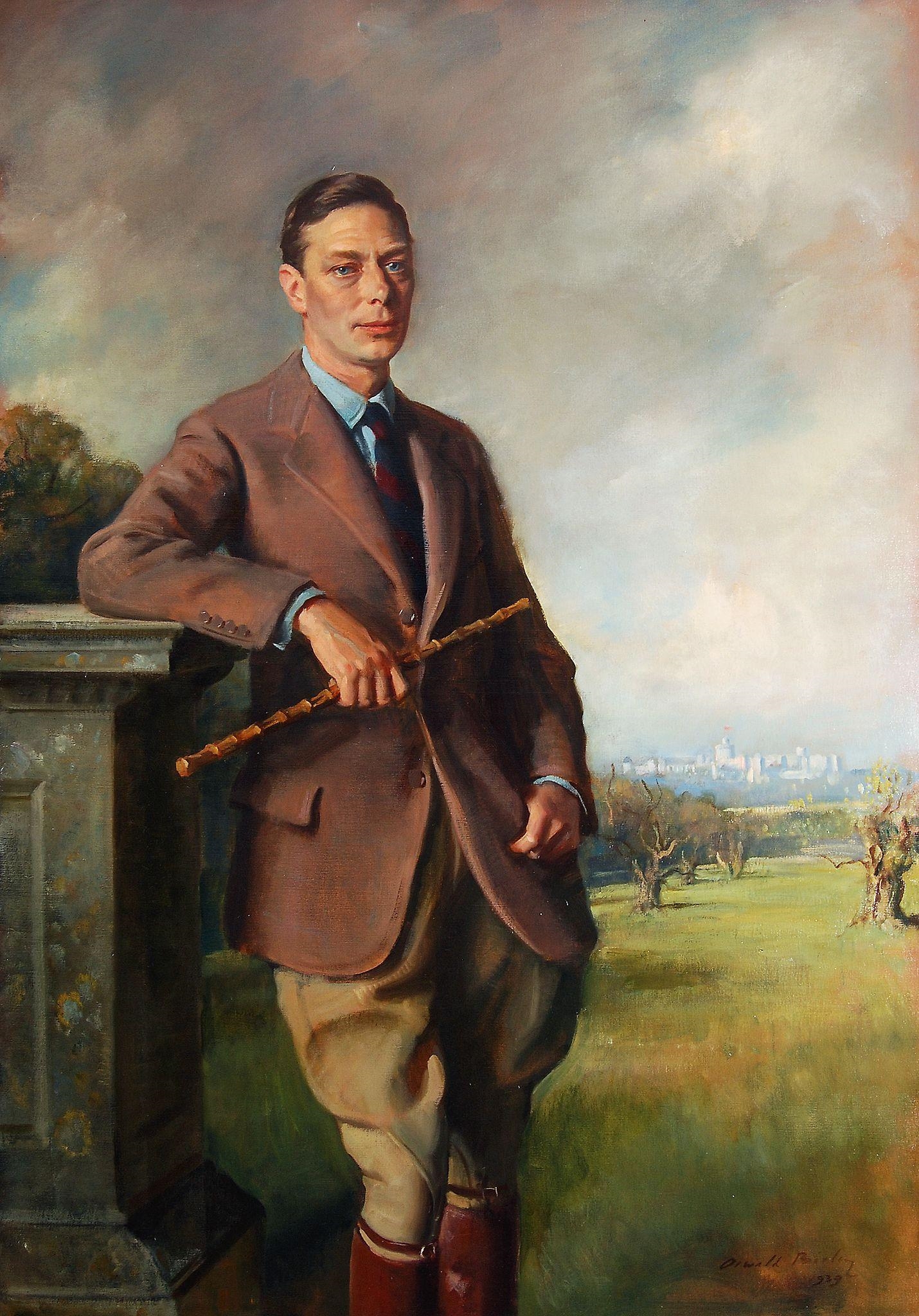 Sir Oswald Hornby Joseph Birley | Portrait of King George VI (1939 ...