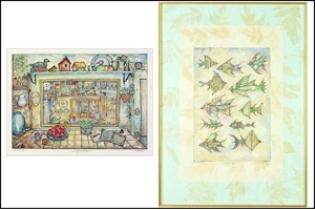 Robert Klunk | 2 WORKS; TWO WATERCOLORS | MutualArt