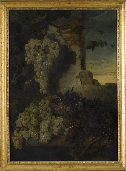 Josefa Garcia Greno | Still life with grapes and ruins | MutualArt