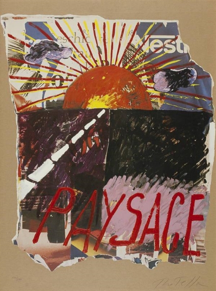 Mimmo Rotella | Paysage | MutualArt
