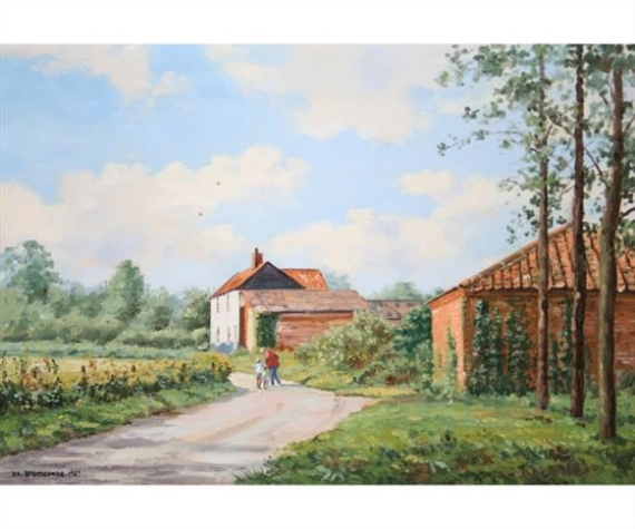 Dianne Branscombe | Walberswick 87, Summer Day at Itteringham, Village ...