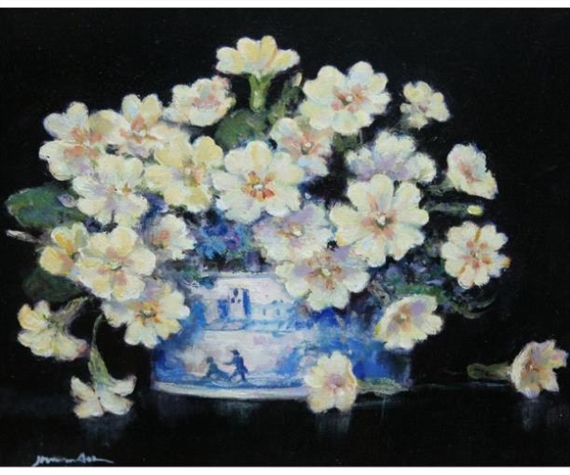 James Jack Allen | Primroses with Copeland Spode | MutualArt