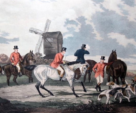 W. Shayer | The Meet, Full Cry, The Death and Returning from the Hunt ...