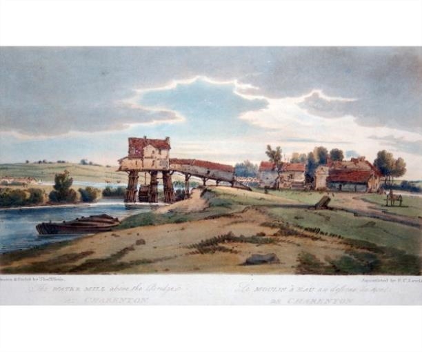Thomas Girtin | The Watermill above the Bridge at Charenton | MutualArt