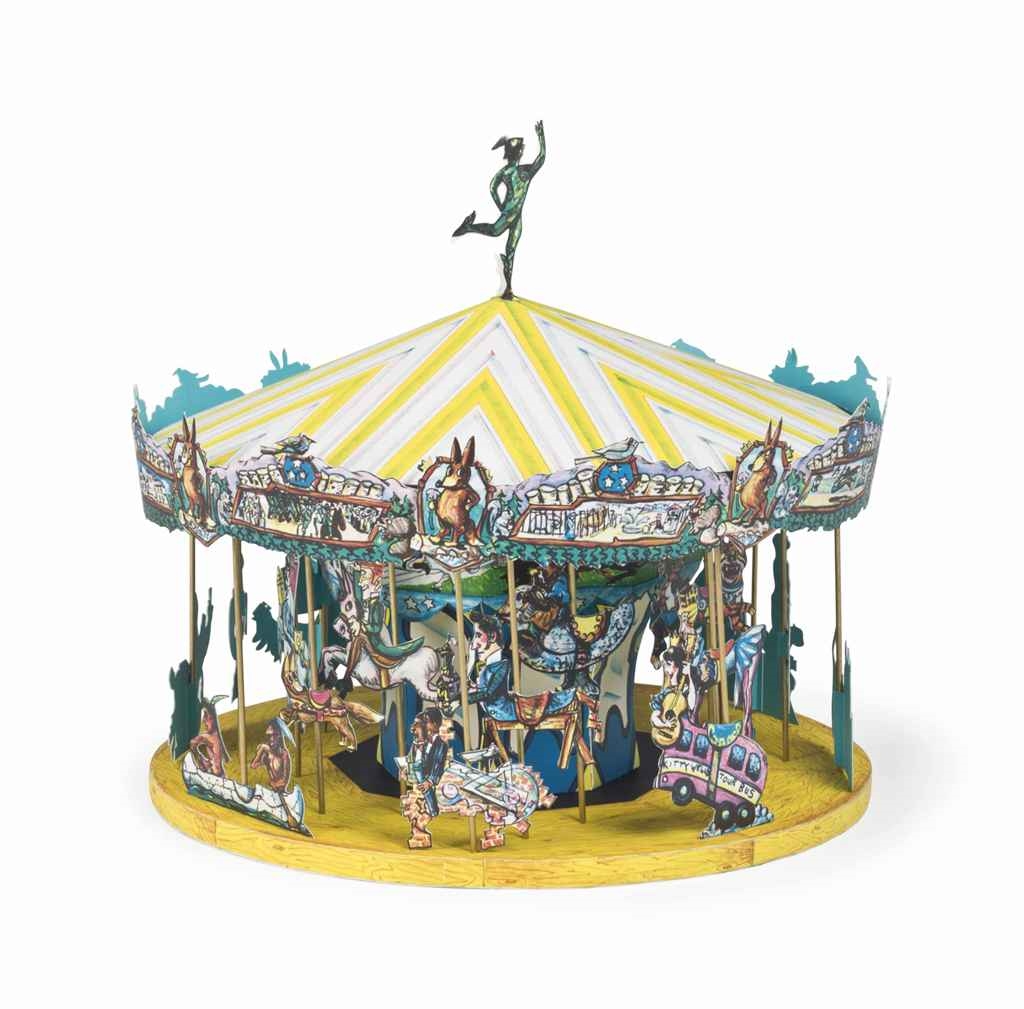 Red Grooms | Tennessee Fox Trot Carousel (1997) | MutualArt