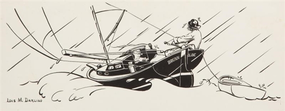 Louis Darling | Three Nautical Illustrations (Circa 1940) | MutualArt