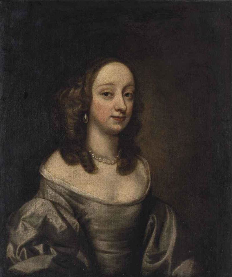 John Hayls | Portrait of Lady Alice Egerton (1619-1689), half-length ...