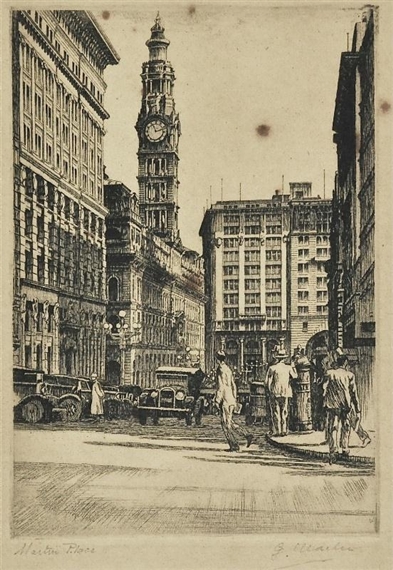 Alfred Edward Warner | Martin Place | MutualArt