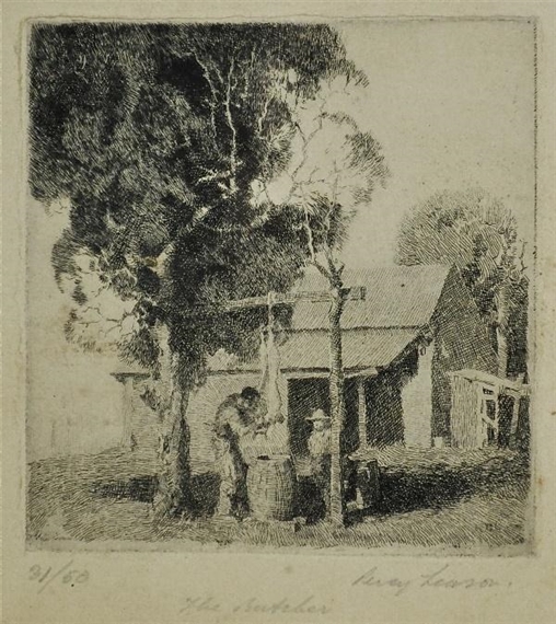 Percy Leason | The Butcher | MutualArt