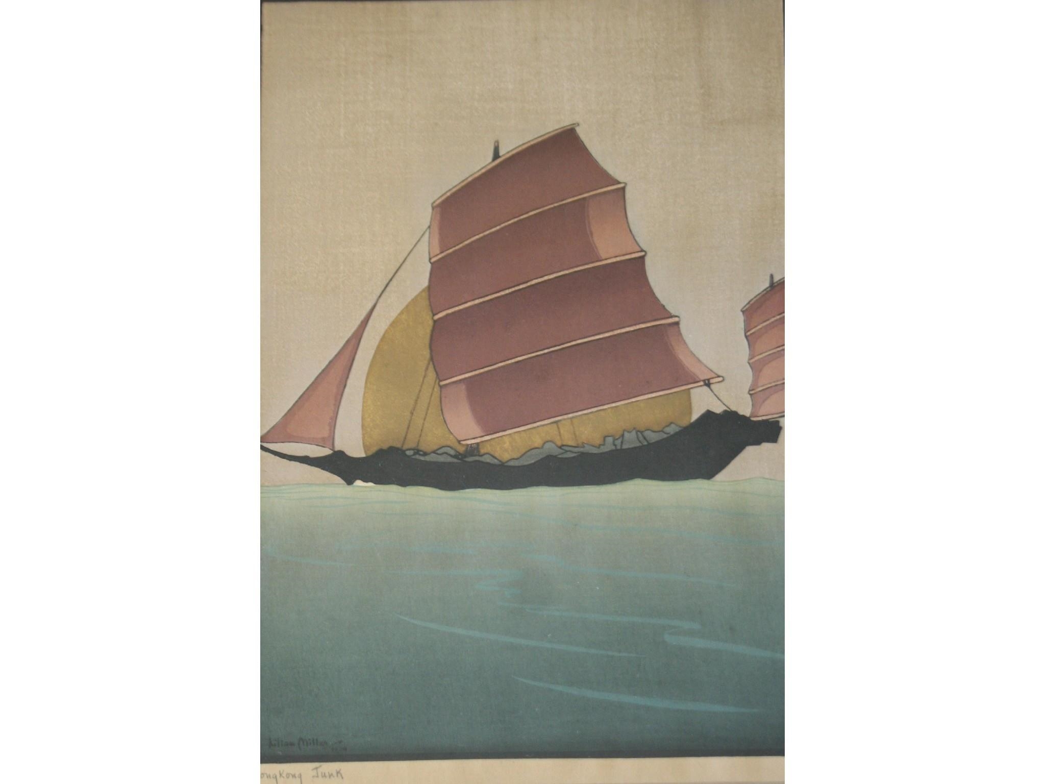 Lilian May Miller | Hong kong junk (1934) | MutualArt