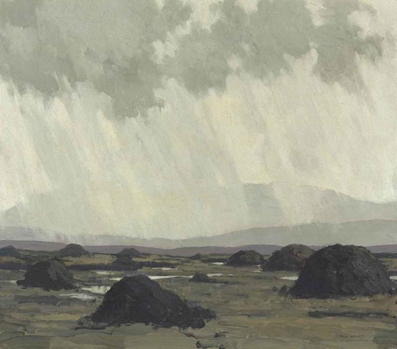 Paul Henry | Peat Stacks (1934 - 1938) | MutualArt