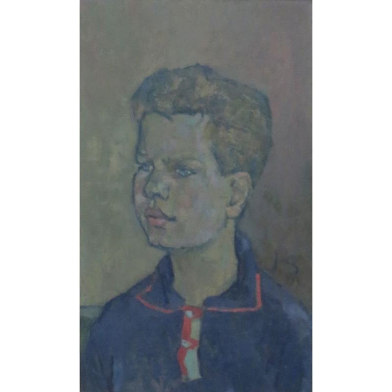 Joseph Solman | Portrait of Danny Shine (1957) | MutualArt