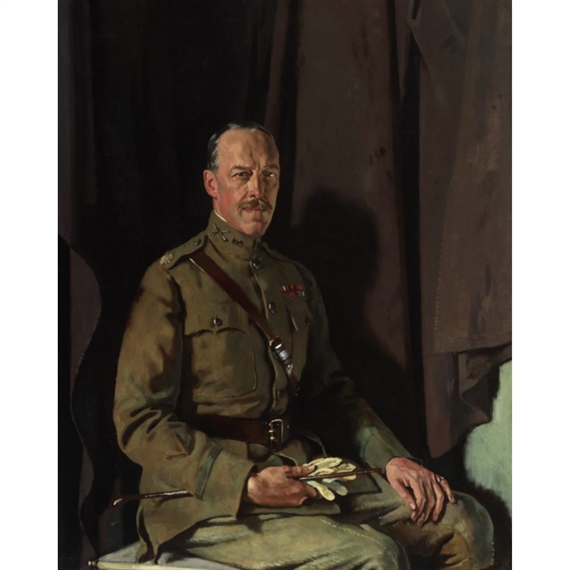 William Orpen | PORTRAIT OF COLONEL HENRY HERMAN HARJES (1920) | MutualArt