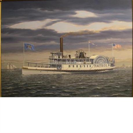 Albert Nemethy | 2 Works: Patrol Paddle Boat: Cat Boat | MutualArt