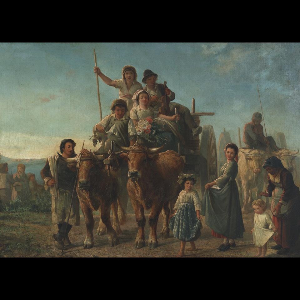 Jules Contant | The peasants wedding train | MutualArt