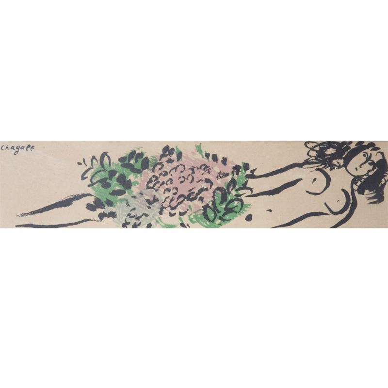 Marc Chagall | Woman with Flowers | MutualArt