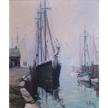 Otis Cook | Fishing Boats, Gloucester | MutualArt