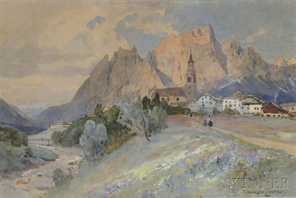 Edward Harrison Compton | Mountain summit (1903) | MutualArt