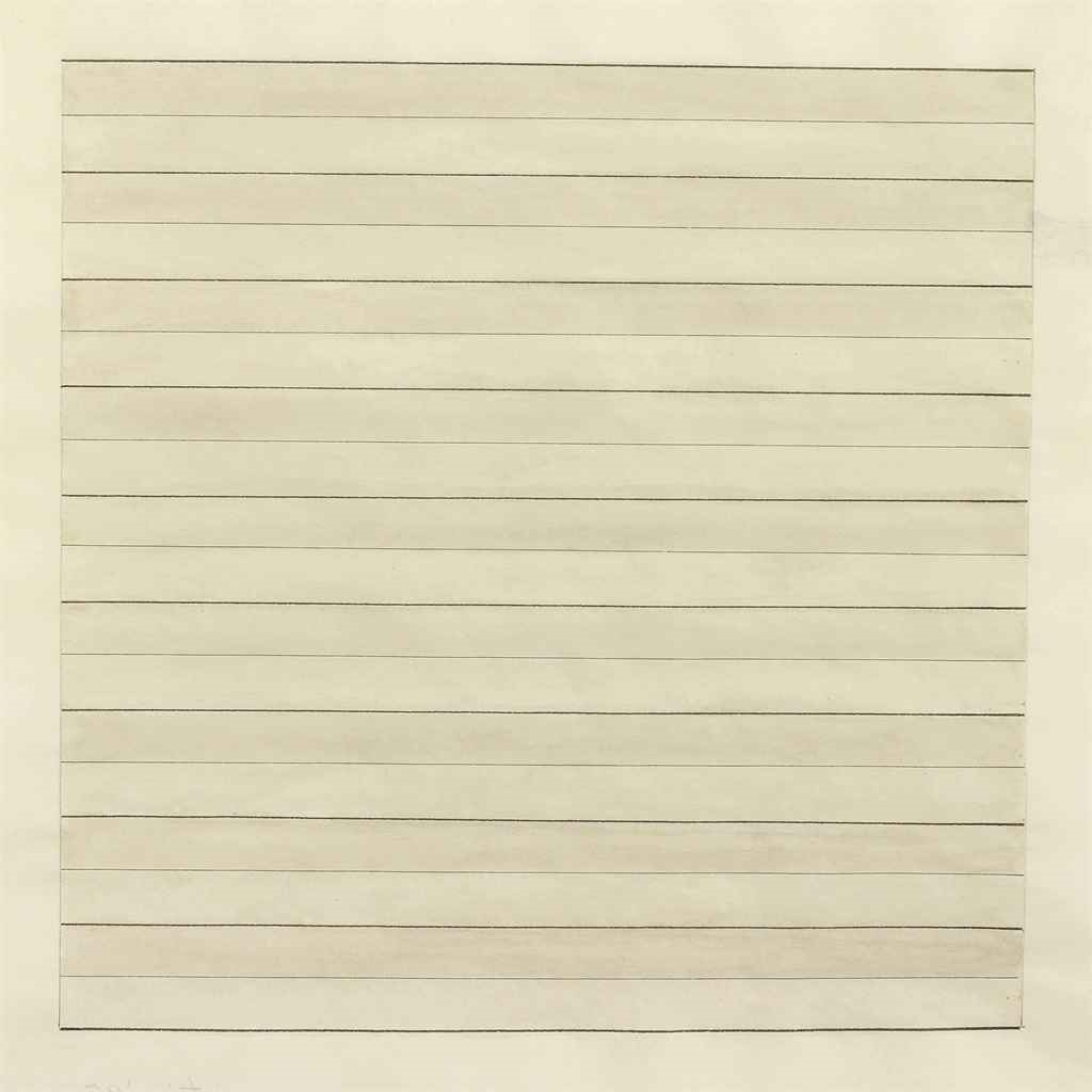 Agnes Martin | Untitled (1995) | MutualArt