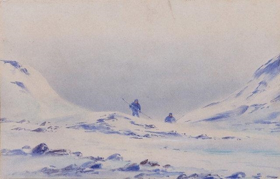 Edward Adrian Wilson | Near Hut Point Antarctica | MutualArt