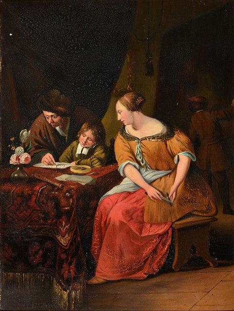 Jan Steen | The drawing lesson | MutualArt