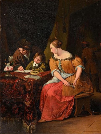 Jan Steen | The drawing lesson | MutualArt