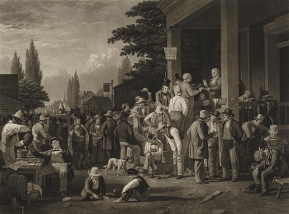 George Caleb Bingham | The County Election | MutualArt