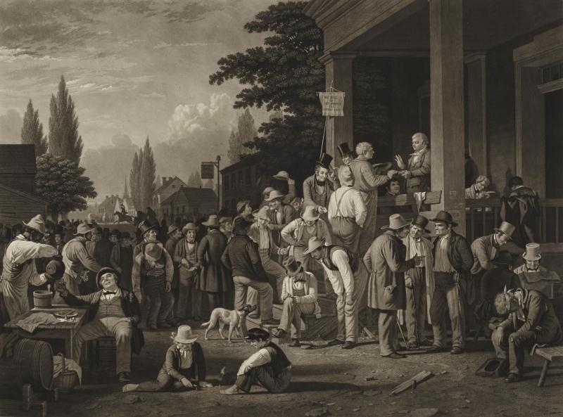 George Caleb Bingham | The County Election | MutualArt