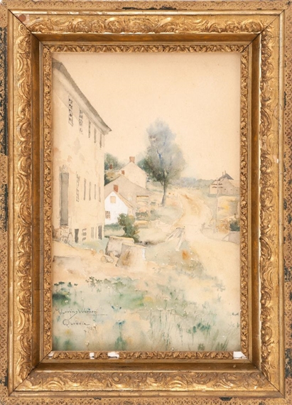 Mary Loring Warner | Rural Townscape (1892) | MutualArt