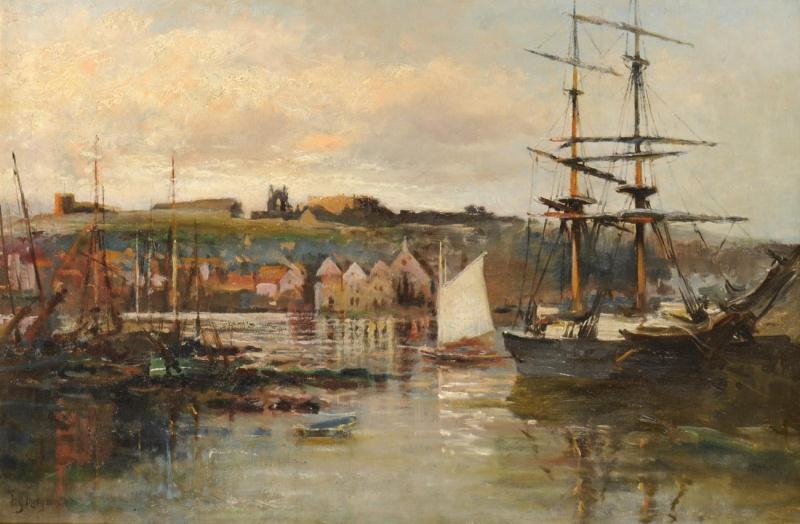 Alfred George Morgan | Whitby Harbour | MutualArt