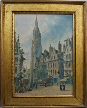 Paul Braddon | 2 works; Views of French cathedral towns | MutualArt