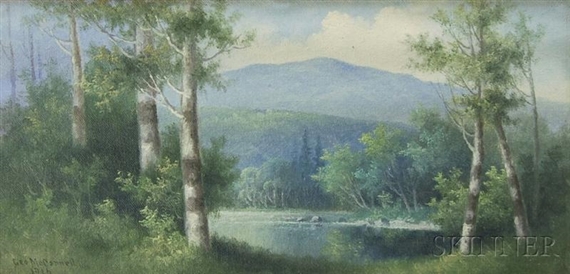 George McConnell | Spring Landscape. (1916) | MutualArt