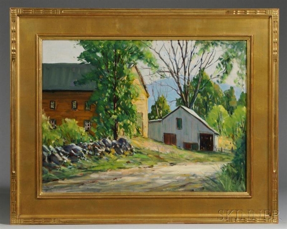 John F. Enser | Farm Yard | MutualArt