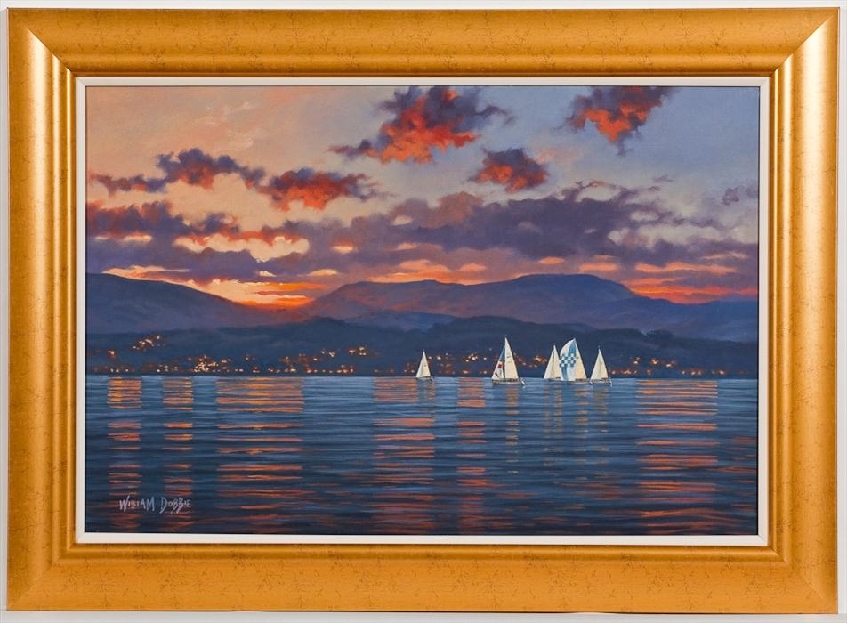 William Dobbie | Twilight Regatta | MutualArt