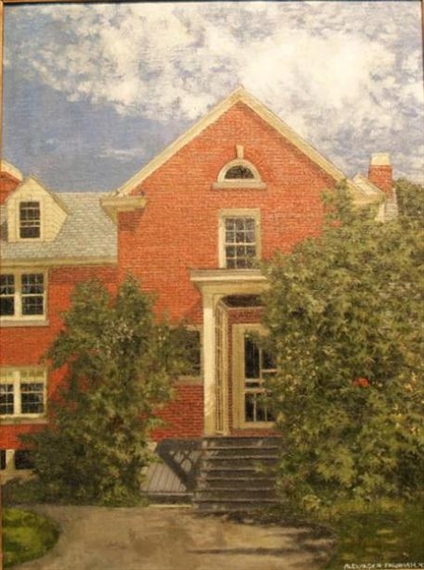 Alexander Farnham | The Red Brick House (1943) | MutualArt