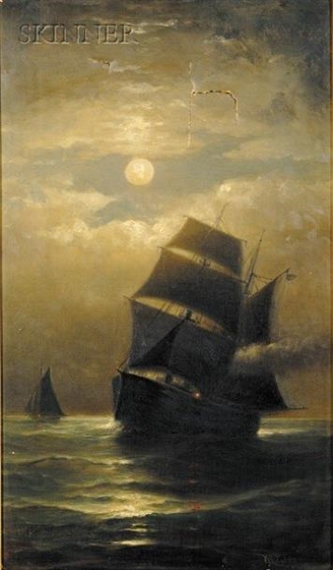 William Tyler | Moonlit Sail | MutualArt