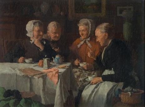 Louis Charles Moeller | Tea Time Gossip | MutualArt