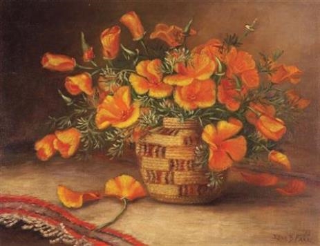 Ellen Burpee Farr | California Poppies in an Indian Basket (1893 ...