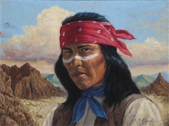Kenneth M. Freeman | One Little Indian Boy | MutualArt