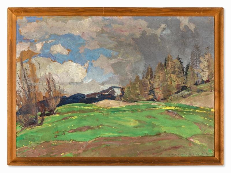 Rudolf Hafner | Early Spring in Trins (Circa 1947) | MutualArt