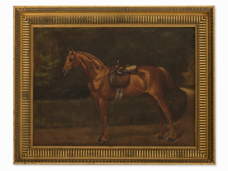 George Paice | Equestrian Portrait (1881) | MutualArt