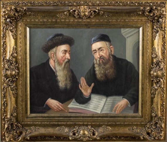 Jewish School, 20th Century | Two Men Reading the Torah (20th Century ...