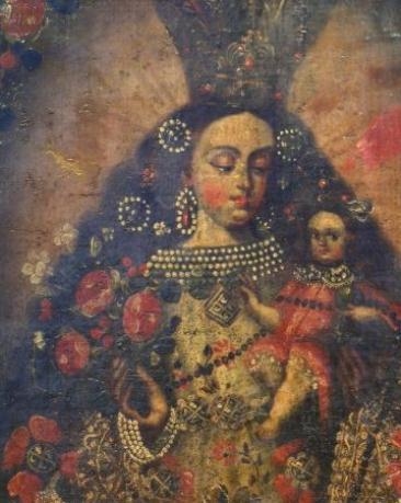 Spanish Colonial School, 19th Century | Madonna and Child (19th Century ...